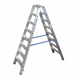 ALU DVODELNA LESTEV KRAUSE 2X8 STOPNIC, VEČNAMENSKA 2.05 M/ 3.40 M ...